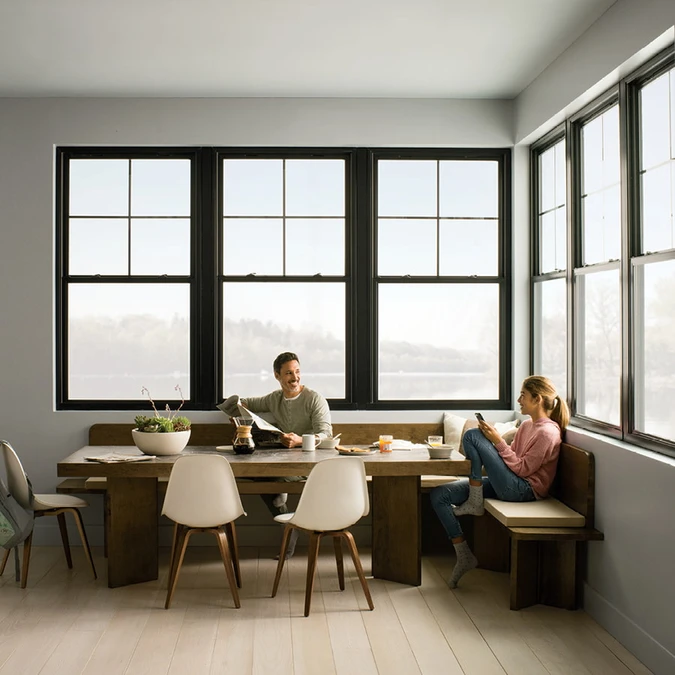 Pella Impervia Fiberglass Double Hung Windows | Greenville